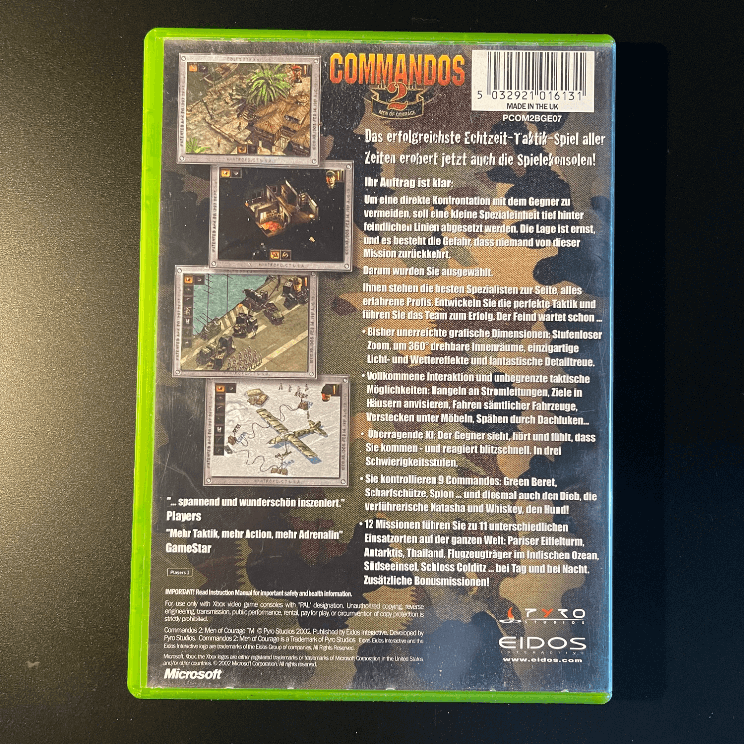 Commandos 2: Men of Courage für Microsoft Xbox günstig kaufen | retroplace