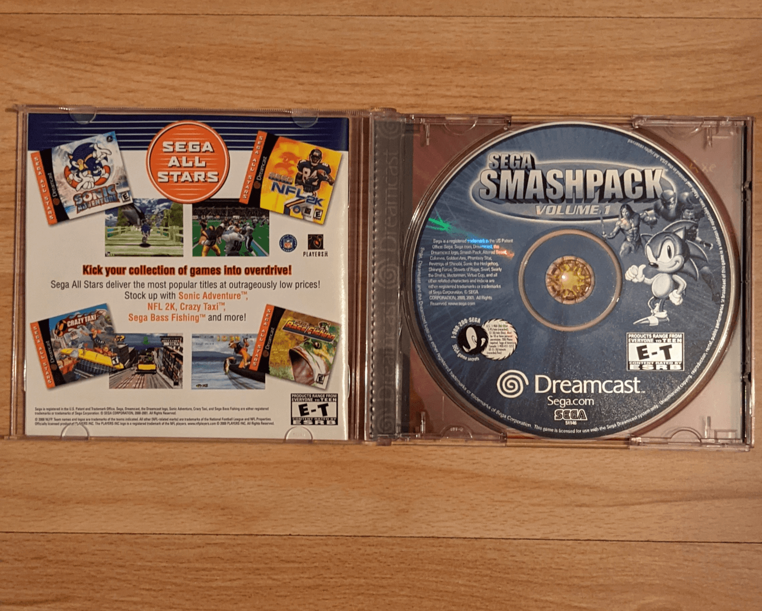 Buy Sega Smash Pack Volume 1 for Sega Dreamcast | retroplace
