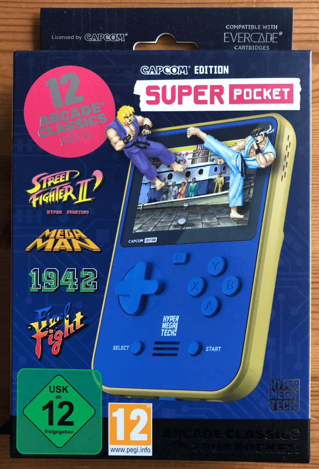 Blaze Capcom Super Pocket USB C Handheld 12 vorinstallierte Spiele ...