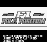 F1 Pole Position | Nintendo Game Boy