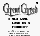 Buy Great Greed for GAMEBOY | retroplace