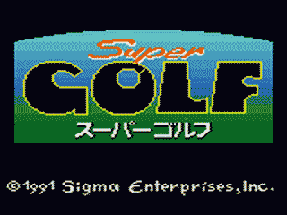 Buy Super Golf for GAMEGEAR | retroplace