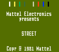 Buy Street for INTELLIVISION | retroplace