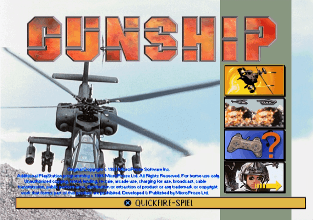 Buy Gunship for Sony PlayStation | retroplace